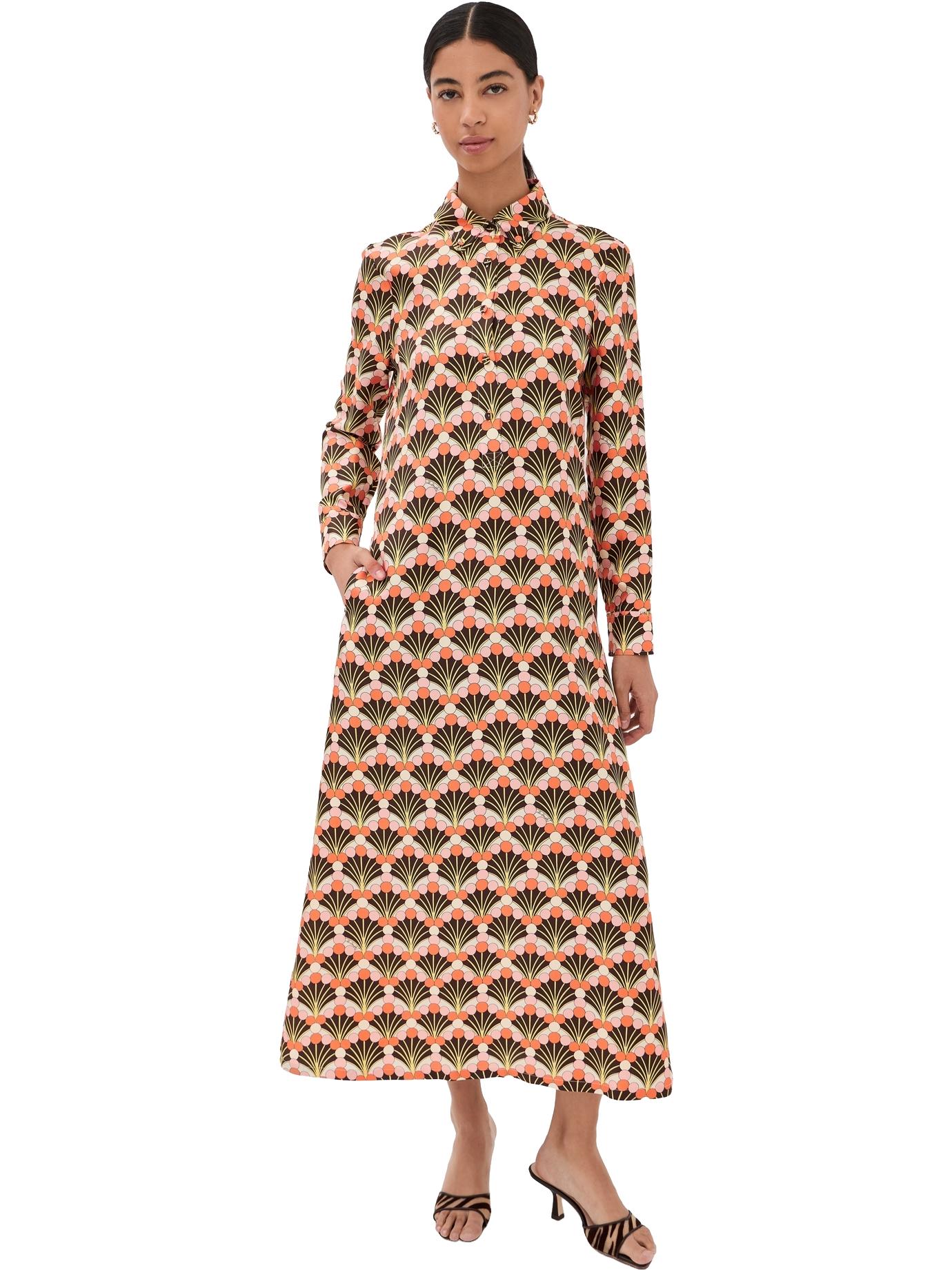 LA DOUBLEJ Chemise Silk Swing Maxi Dress